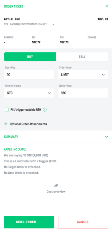 Order Submission | Service Center | LYNX Broker